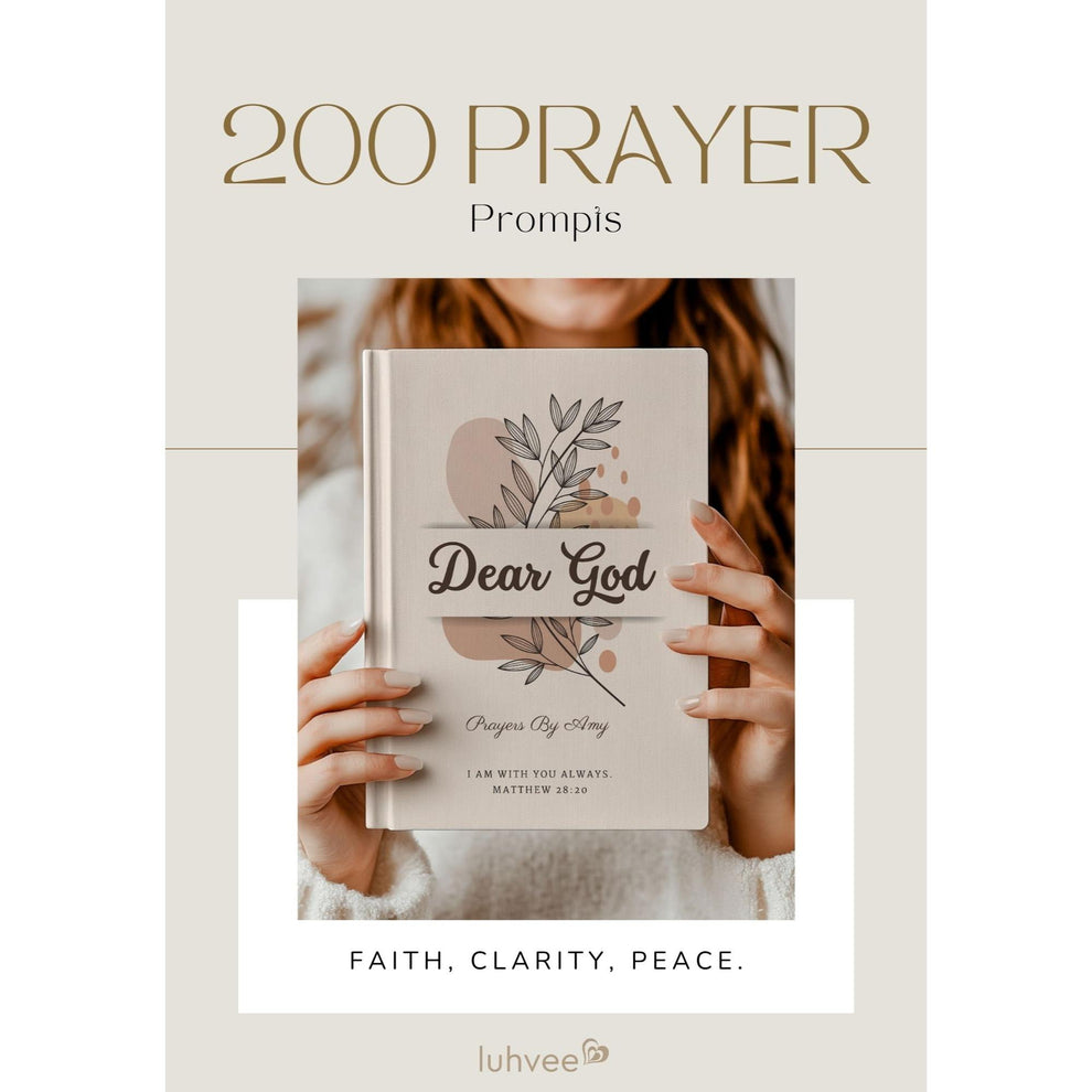 200 Prayer Journal Prompts - Instant Digital Download – Luhvee Books