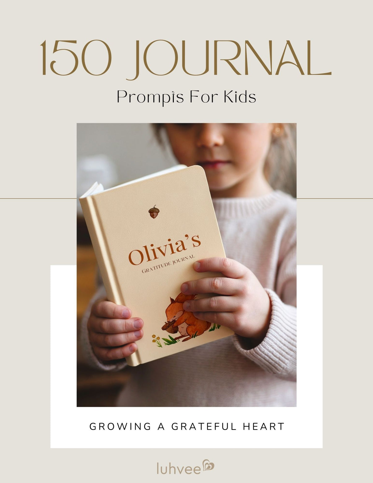 Personalized Kids Journal + 150 Kids Journal Prompts – Luhvee Books