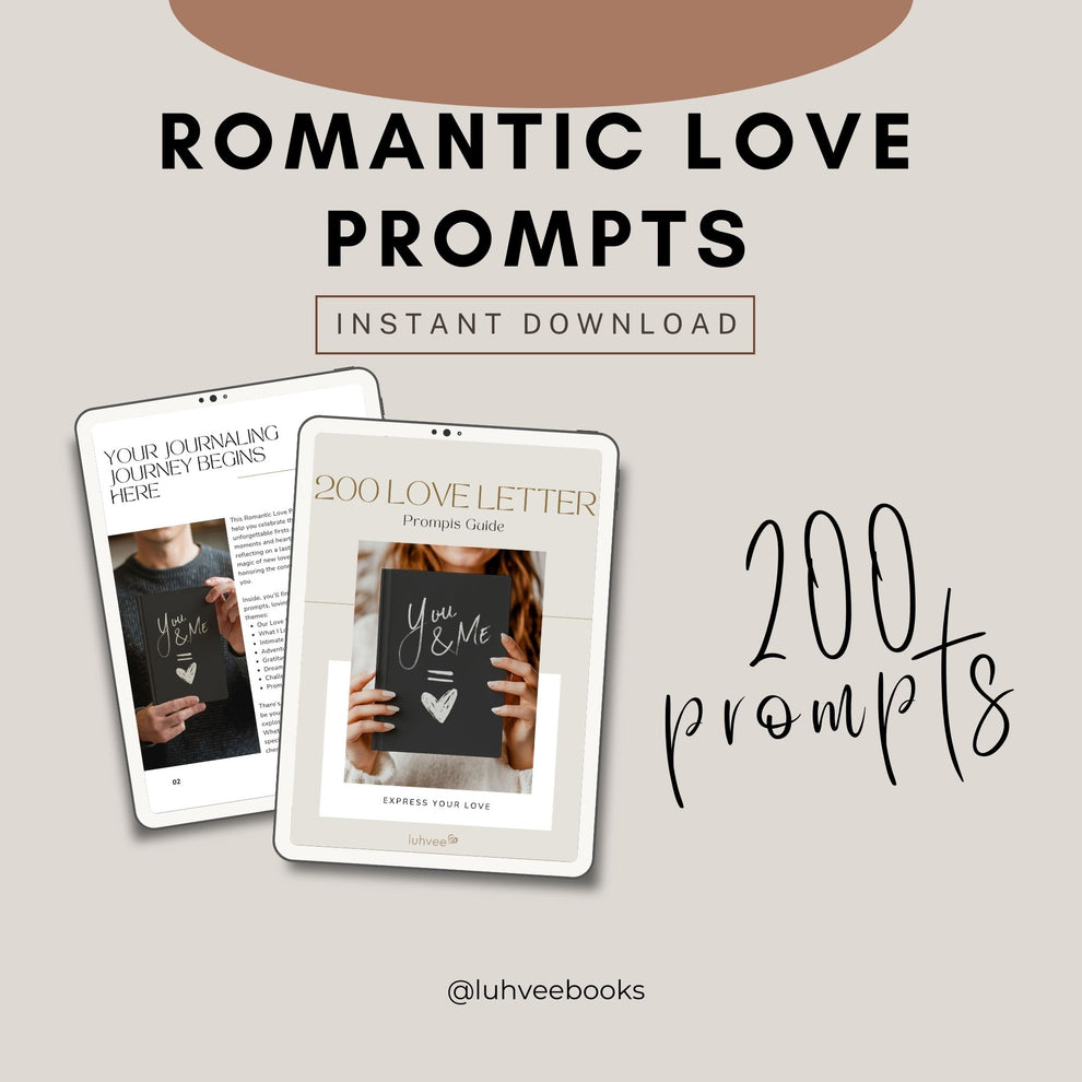 200 Love Letter Prompts Guide — Digital Download – Luhvee Books