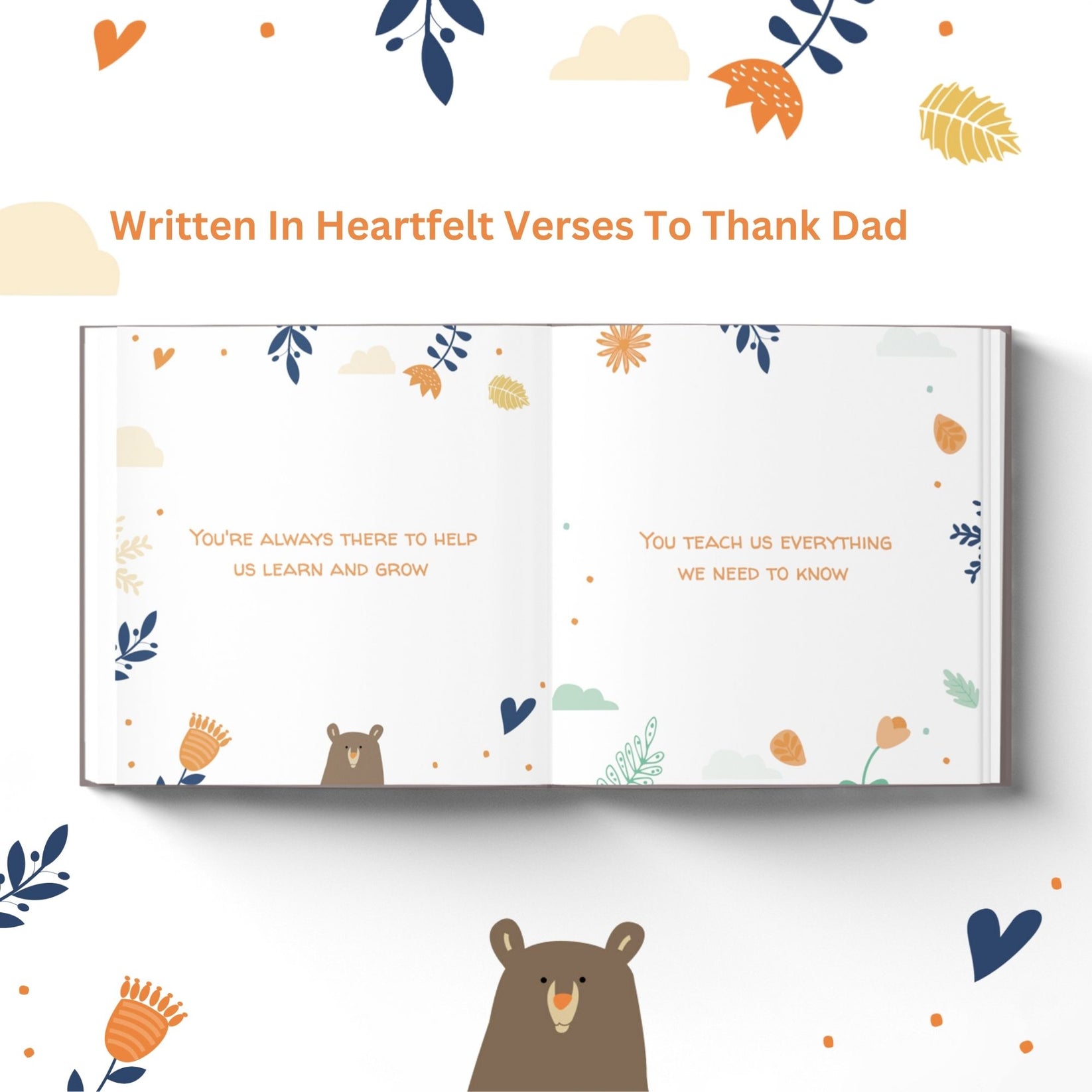 Personalized Book For Dad From Kids, I Love My Daddy Book – Luhvee Books
