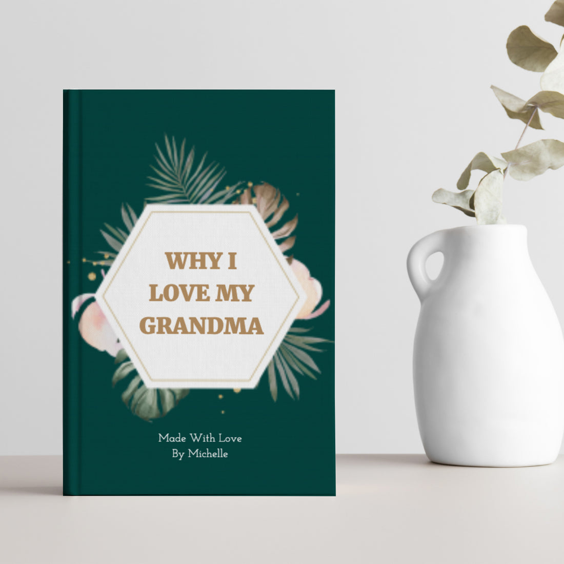 Why I Love My Grandma Book, Personalized Gift For Grandma, Luhvee Books